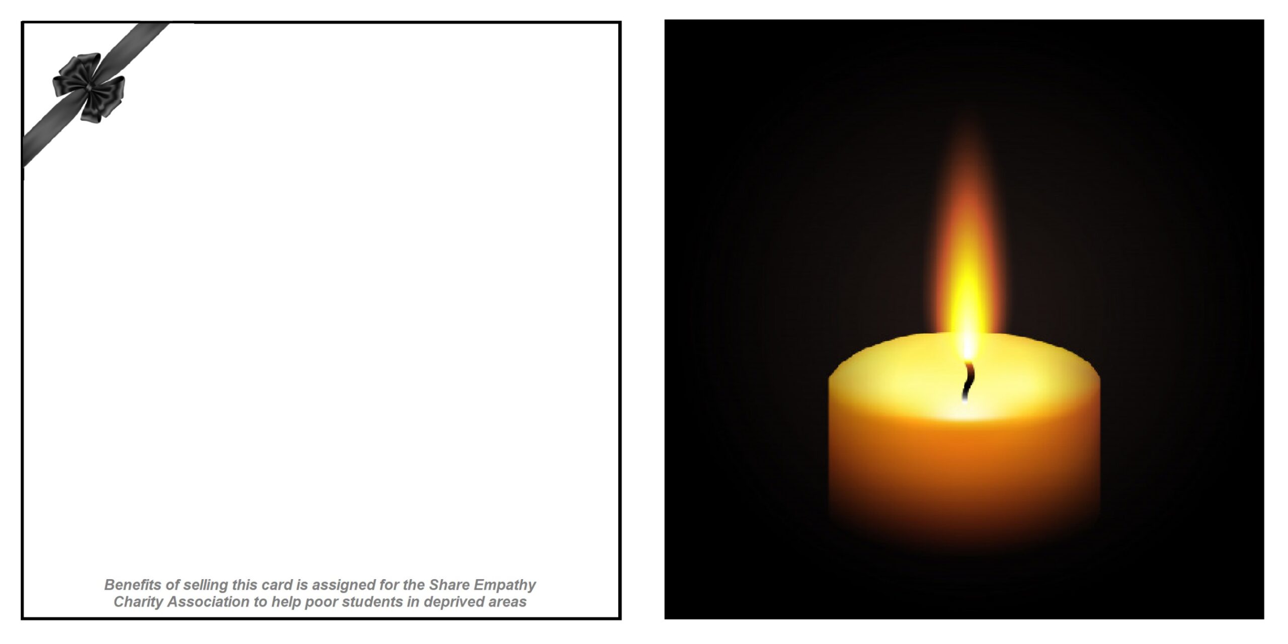 Virtual Condolence Card - Design 2 - Share Empathy Association