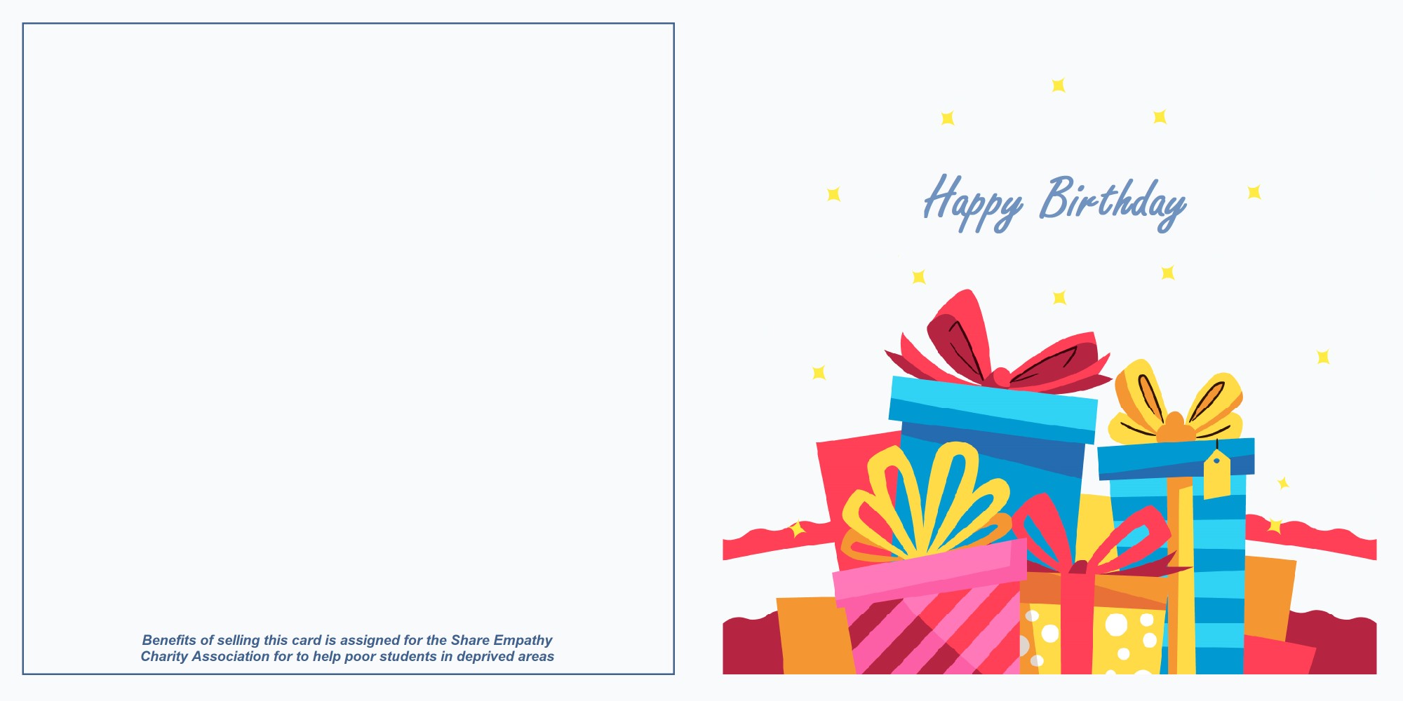 Virtual Happy birthday Card - Design 1 - Share Empathy Association